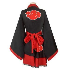 Dresses | Anime Naruto Akatsuki Kimono Halloween Cosplay Costume Xl ...